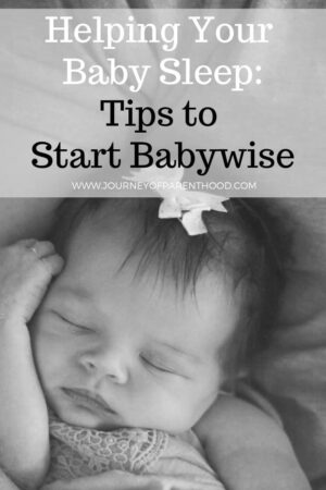 How to Start Babywise: Babywise Sleep Schedule Basics