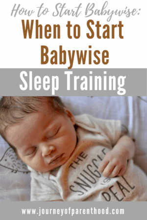 How to Start Babywise: Babywise Sleep Schedule Basics