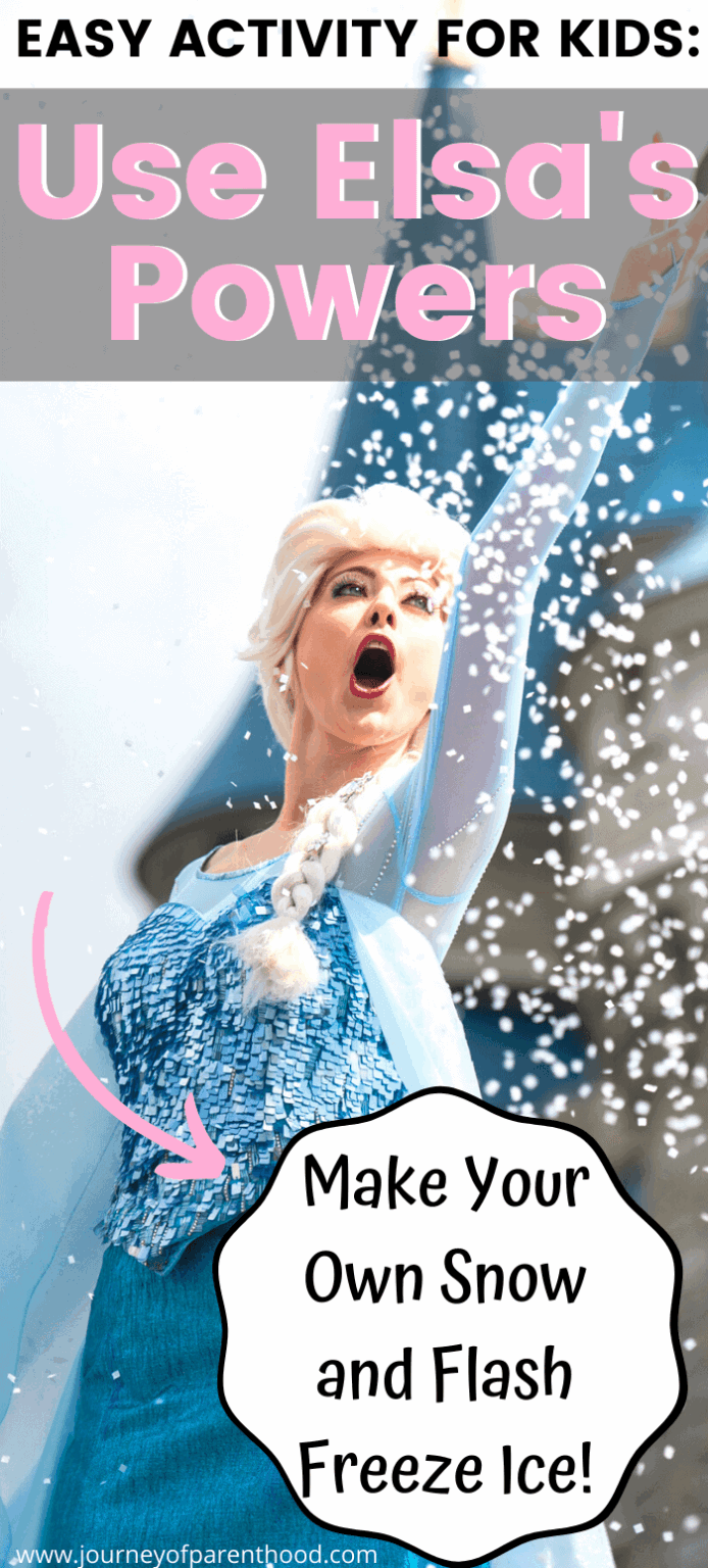 Make Snow Like Elsa: Frozen STEM Activity - The Journey of Parenthood...