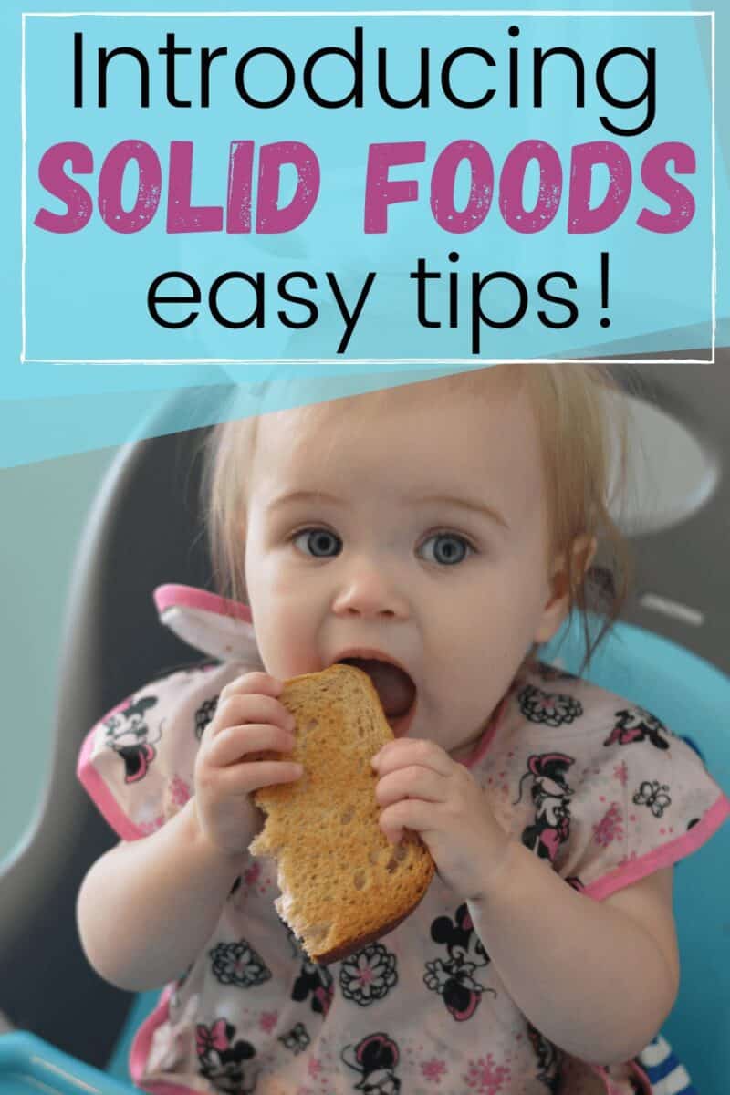 Easy Tips for Introducing Solids to Baby - The Journey of Parenthood...