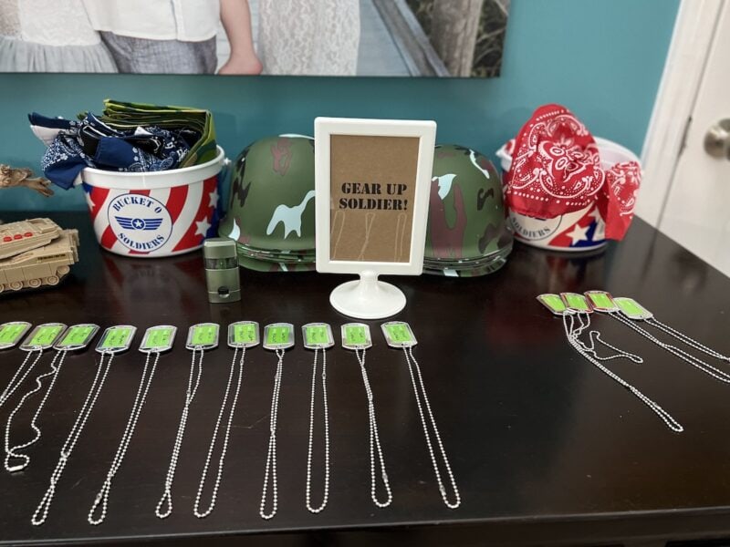 Army Party Ideas - DIY Army Themed Birthday Party