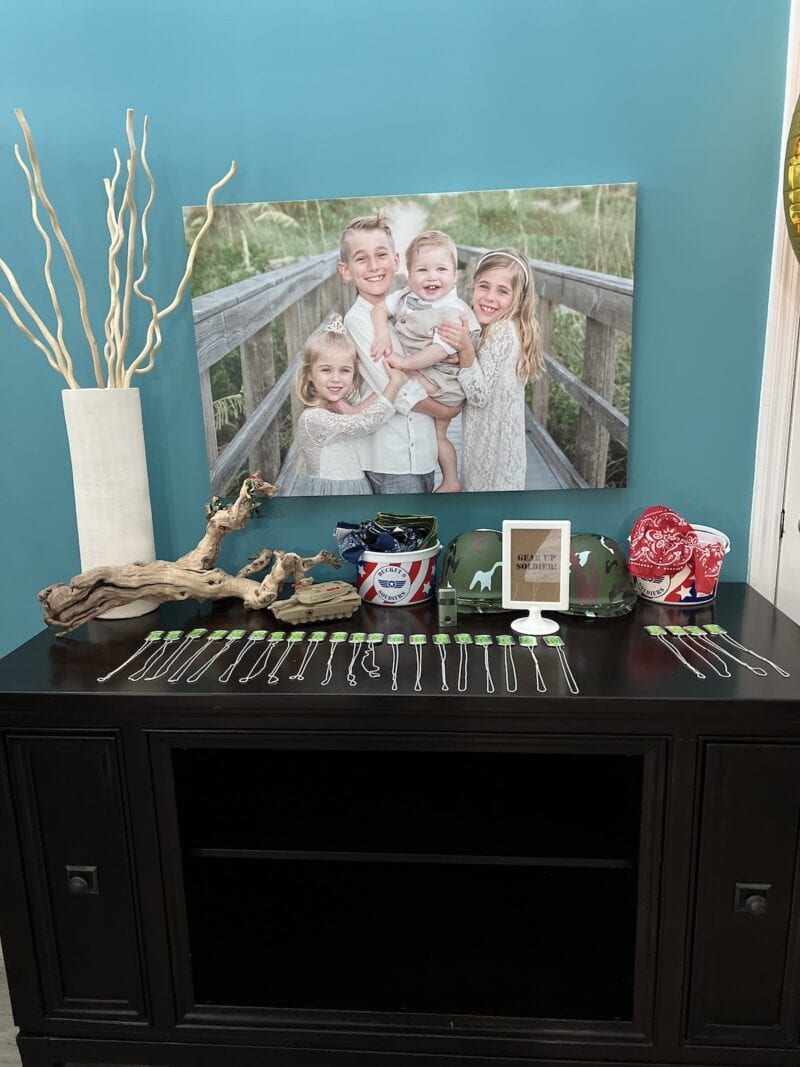 Army Party Ideas - DIY Army Themed Birthday Party