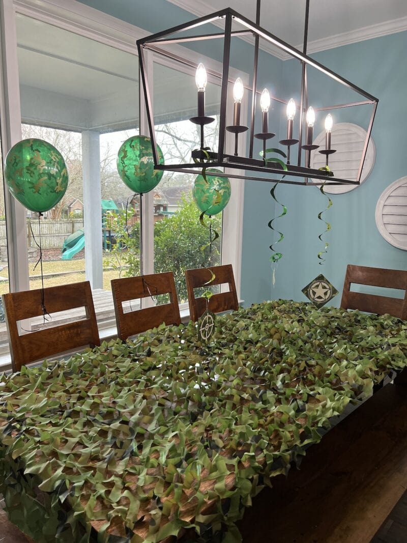 Army Party Ideas - DIY Army Themed Birthday Party