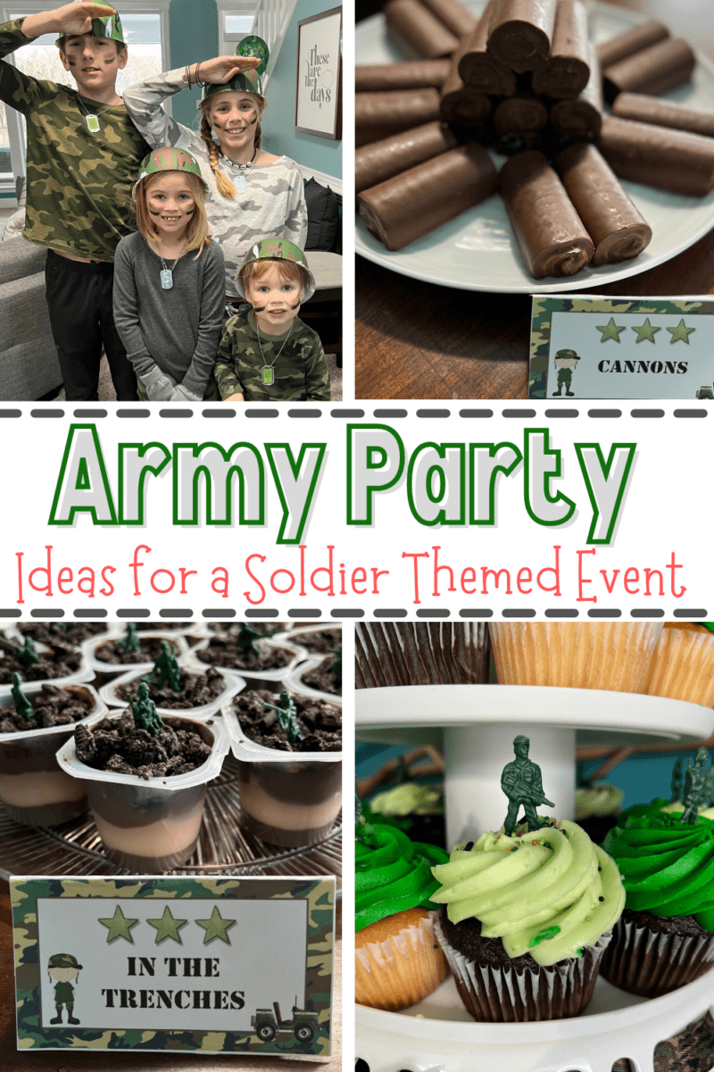 Army Party Ideas - DIY Army Themed Birthday Party