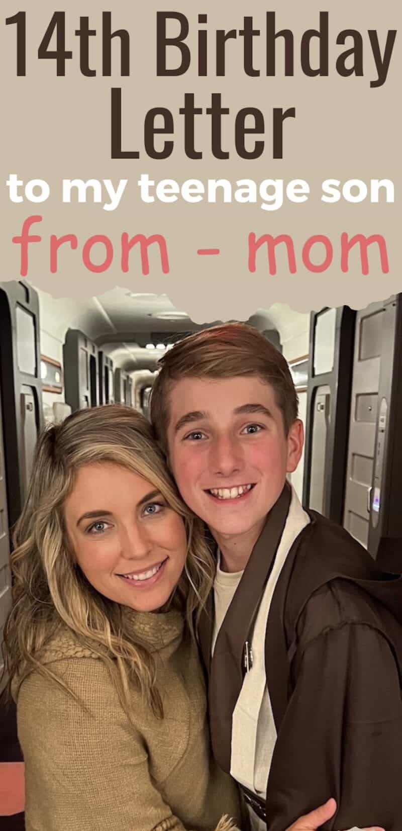 A Letter to my 14 Year Old Son on his Birthday From Mom - The Journey ...